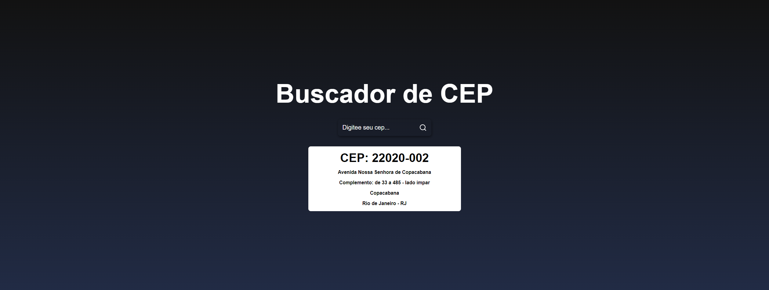 GitHub - Jeresouza/Buscado-de-Cep-com-React