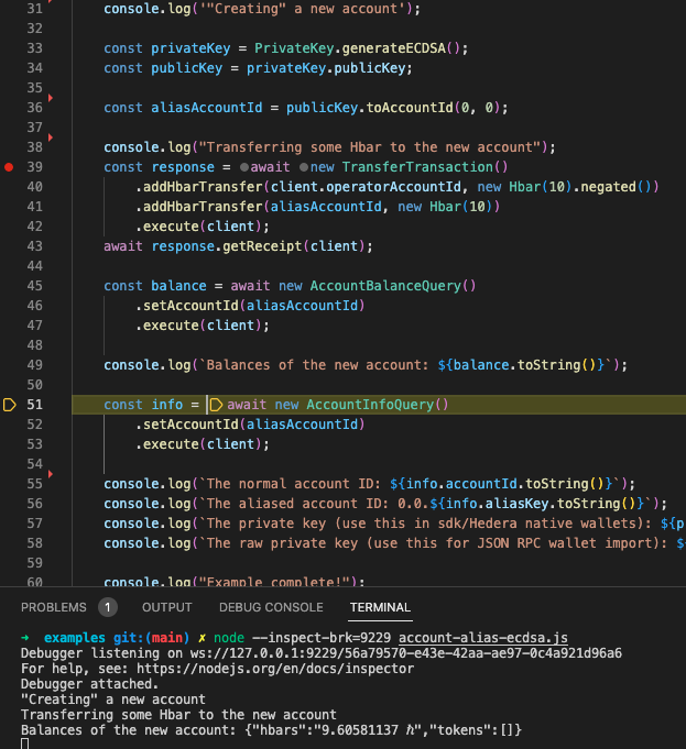 Can't sign transactions with generated accounts - failed precheck with status INVALID_SIGNATURE ...
