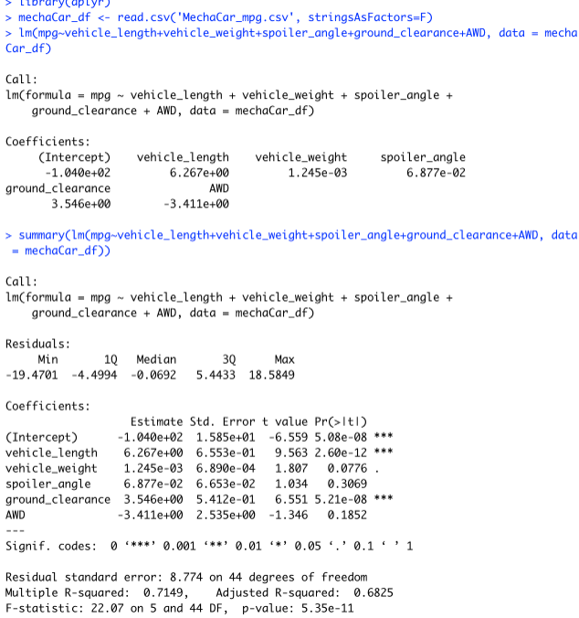 GitHub - Martamorningham/MechaCar_Statistical_Analysis
