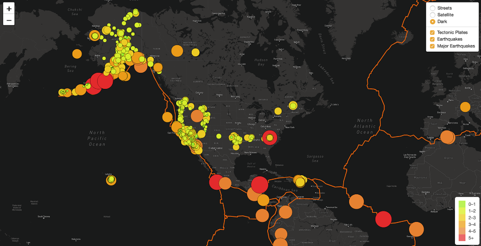 GitHub - ehawkins0631/Mapping_Earthqueakes: Toggling between map styles, color changes to lines ...