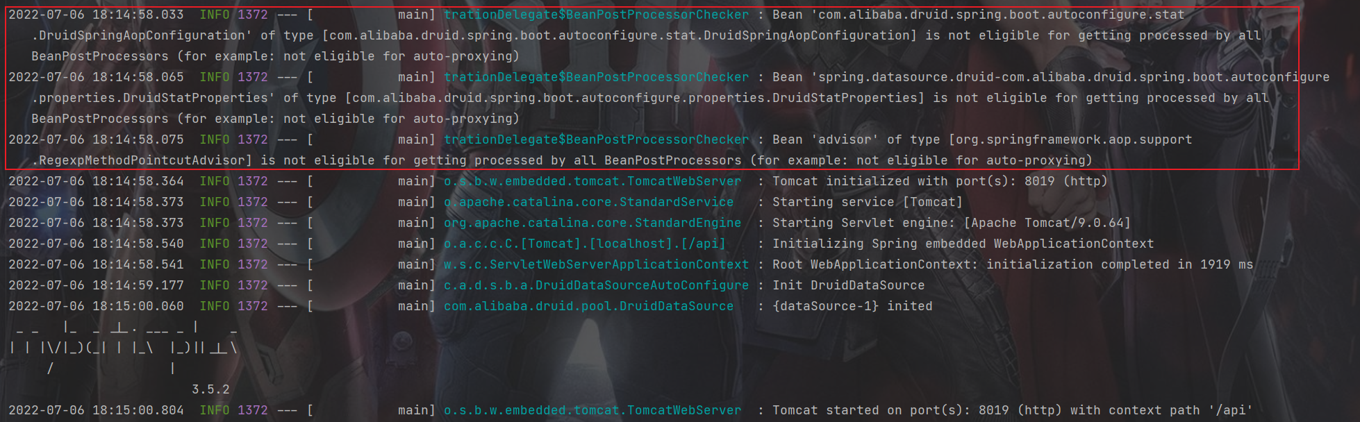 配置“aop-patterns”属性后出现not eligible for auto-proxying · Issue #4858 ...