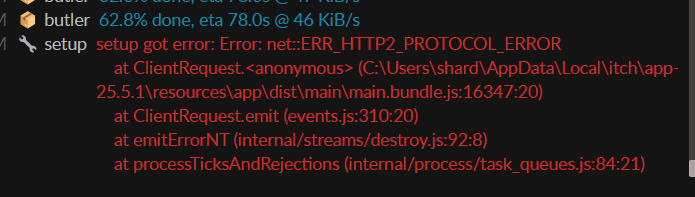 Problem During Setup . . . PLEASE HELP · Issue #1292 · itchio/itch.io · GitHub