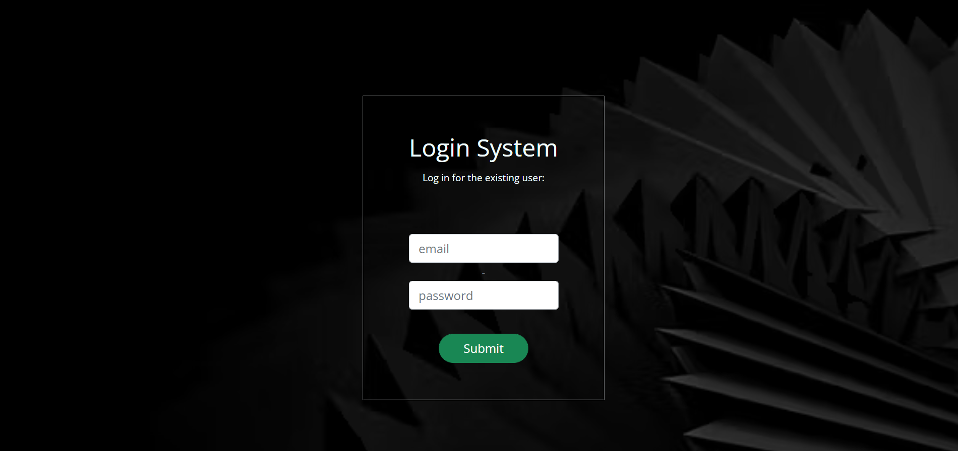 GitHub - SilverRooney/Login-System: User responsive login system. Username: admin@gmail.com ...
