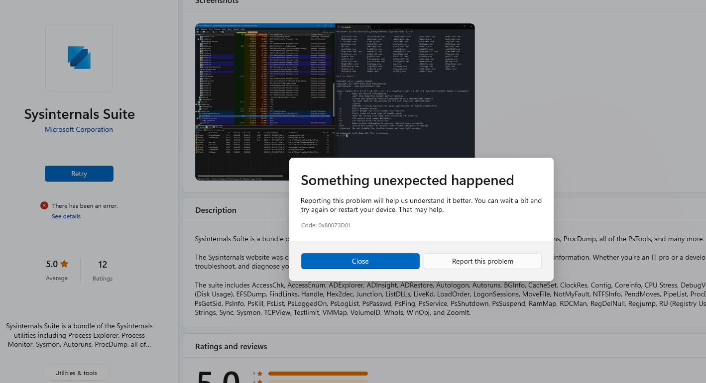 Not able to update sysinternals microsoft store app with WDAC enabled · Issue #188 ...