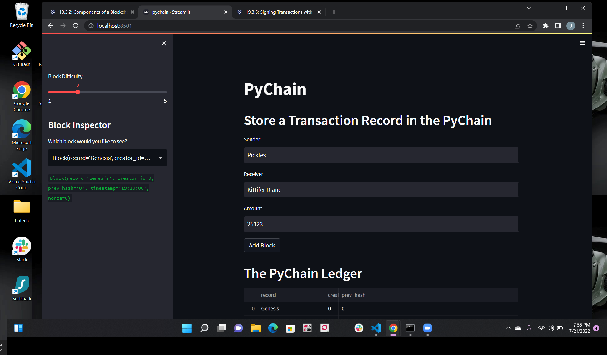GitHub - jsbohorquez/Blockchain-based-Ledger-through-StreamLit