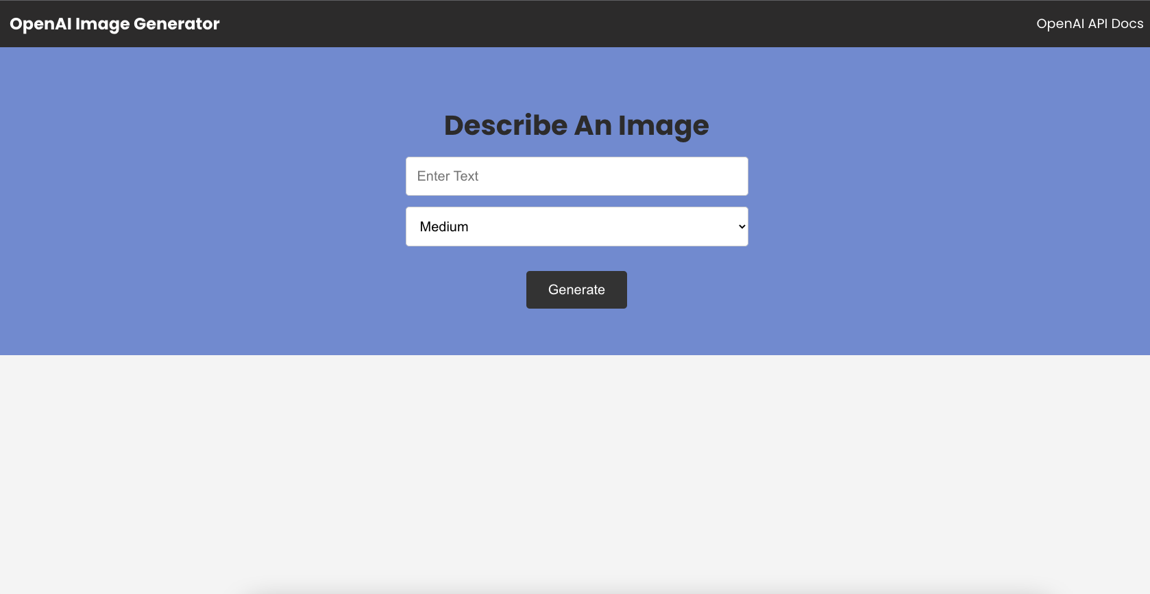 GitHub - sarahroesler/OpenAi-Image-Generator: Website using OpenAI to ...