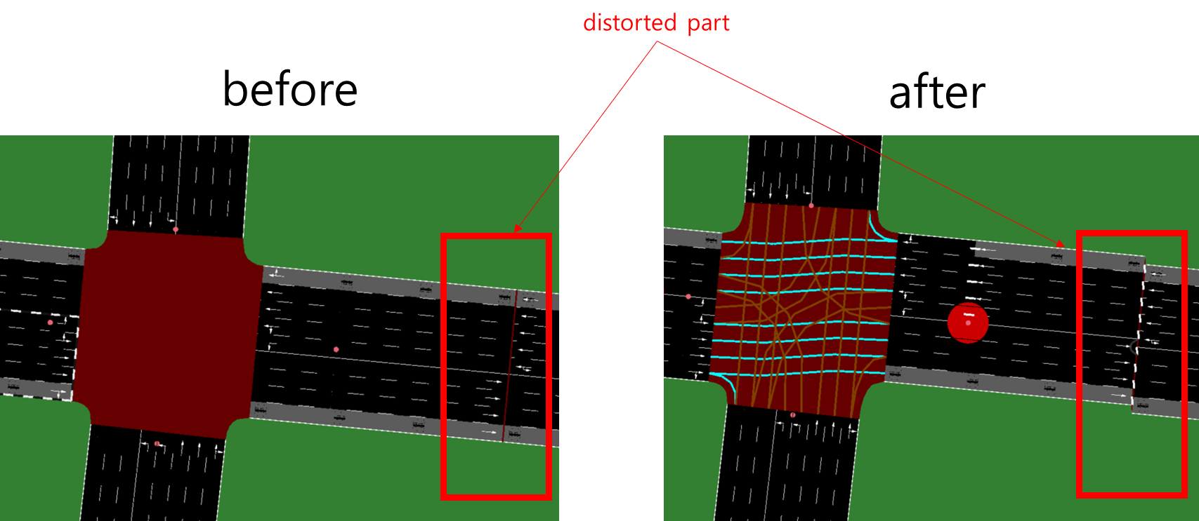 Sometimes the shape of the road is distorted. · Issue #12087 · eclipse ... Sometimes the shape of the road is distorted. · Issue #12087 · eclipse ...