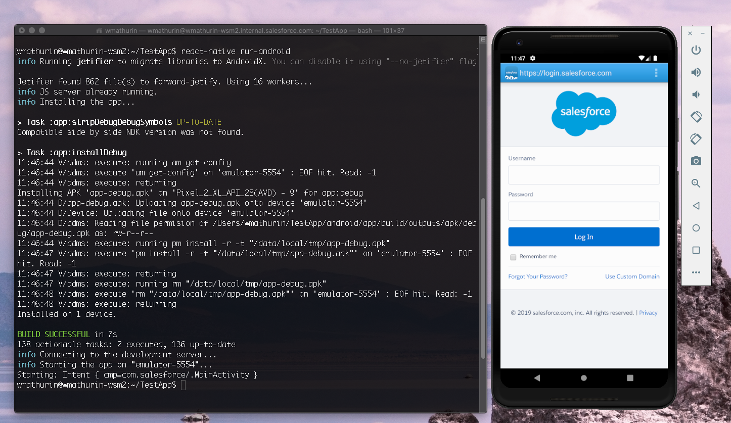 Android app not running, A problem occurred configuring project ':libs:SalesforceReact' · Issue ...