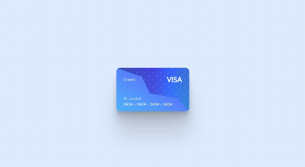 GitHub - m-junaid95/css-CreditCard-UI: CSS Credit Card UI