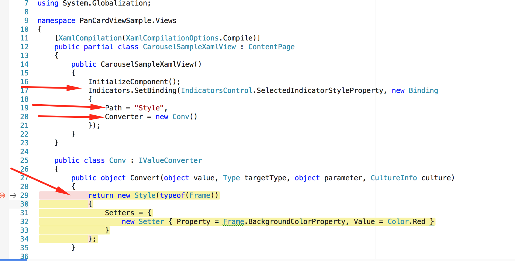 Dynamically changing the IndicatorsControl color from the ViewModel · Issue #111 ...