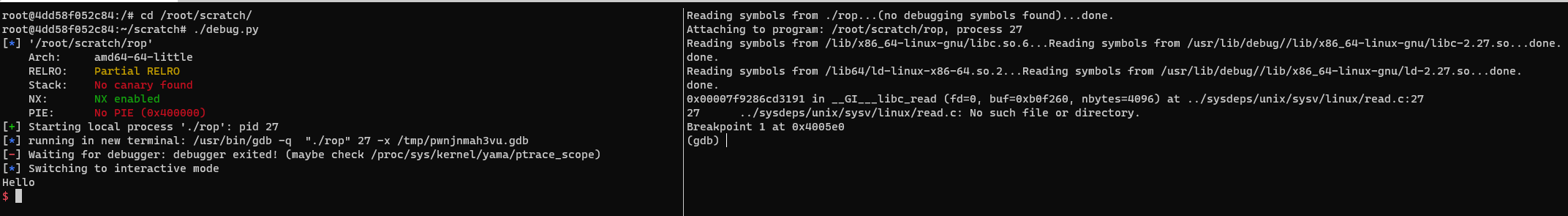 Debugger always exiting. · Issue #1677 · Gallopsled/pwntools · GitHub