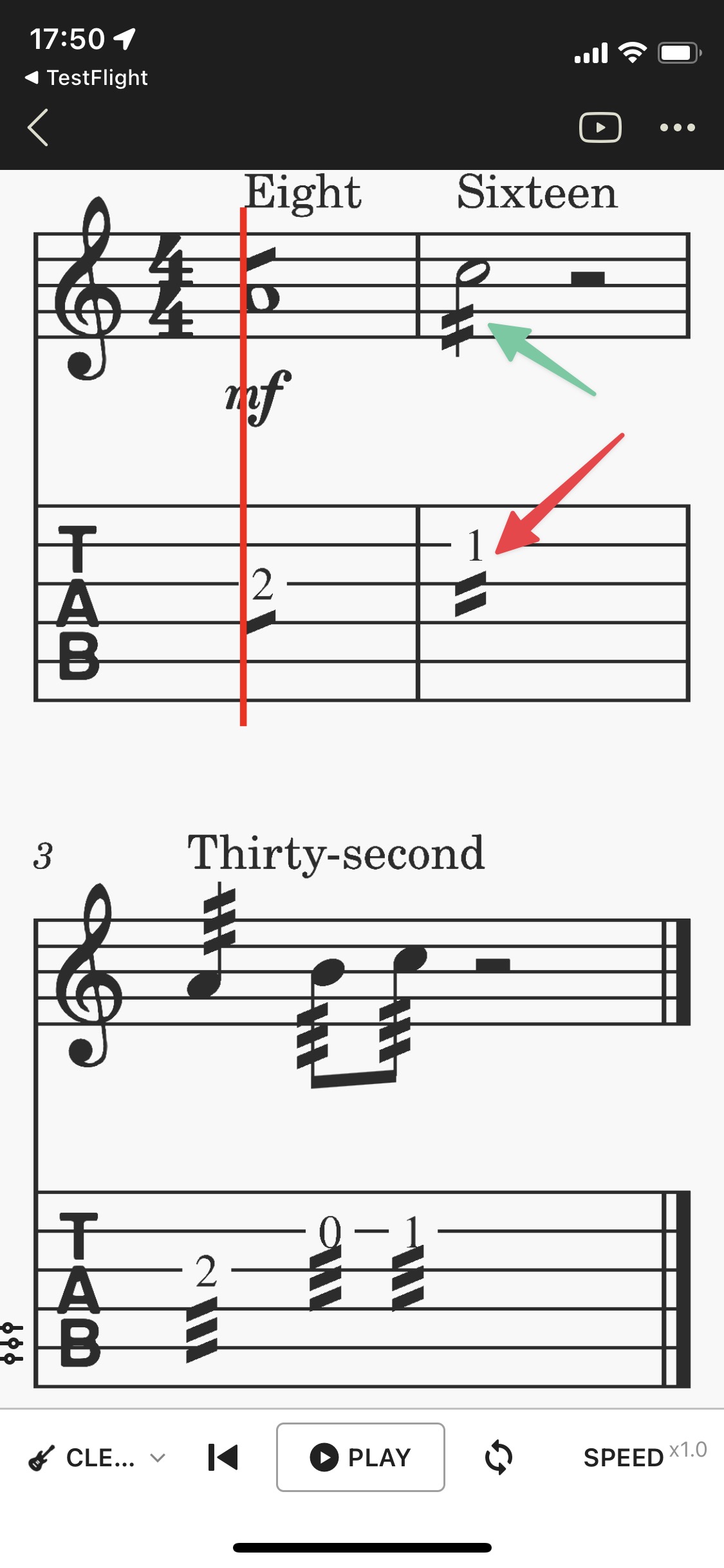 Tremolo on Tab staff placed regarding to the position on Standard staff · Issue #18857 ...