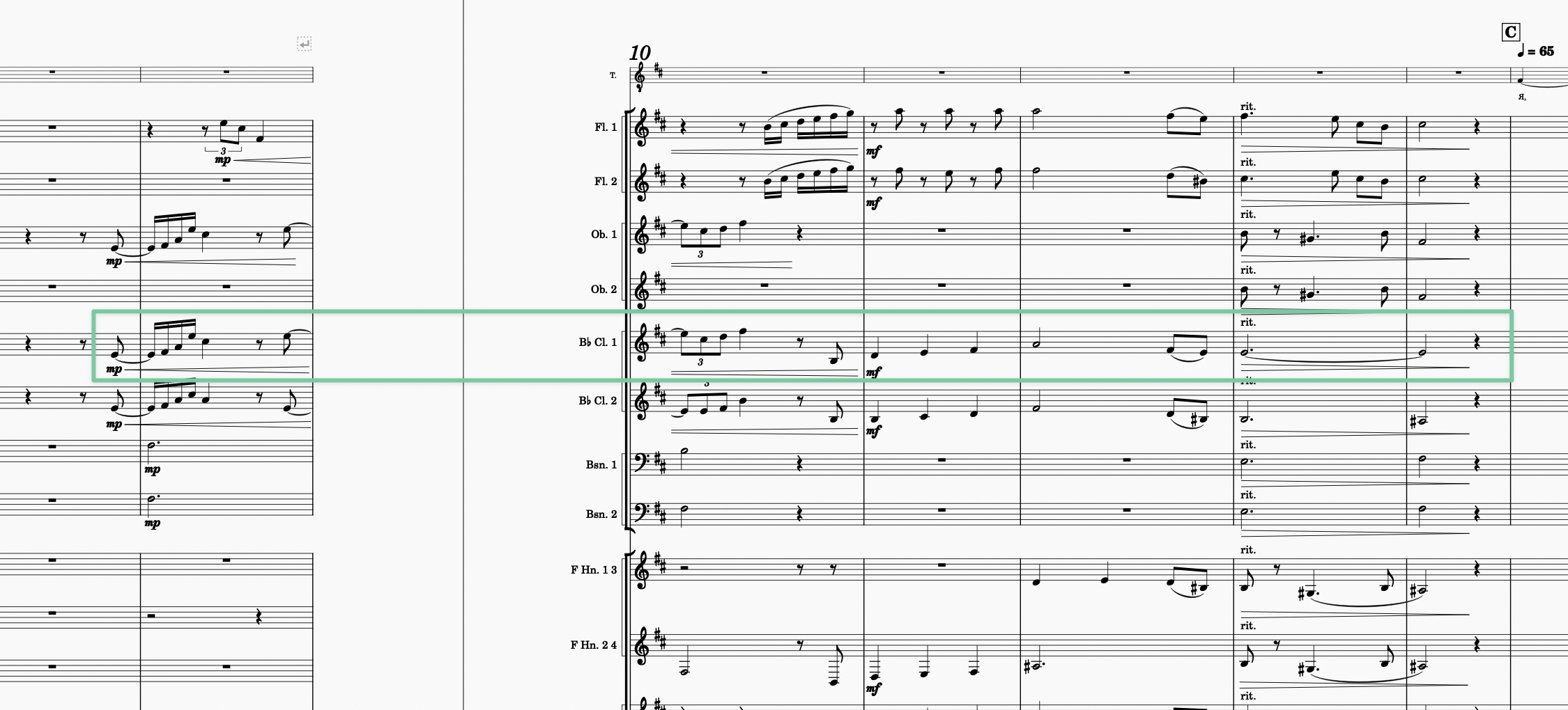 [MU4 Issue] Line elements (cresc, dim, octave etc.) are not rendered in MU4 parts when score ...