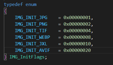 Why is there no initialization for 'IMG_INIT_GIF'? · Issue #376 · libsdl-org/SDL_image · GitHub