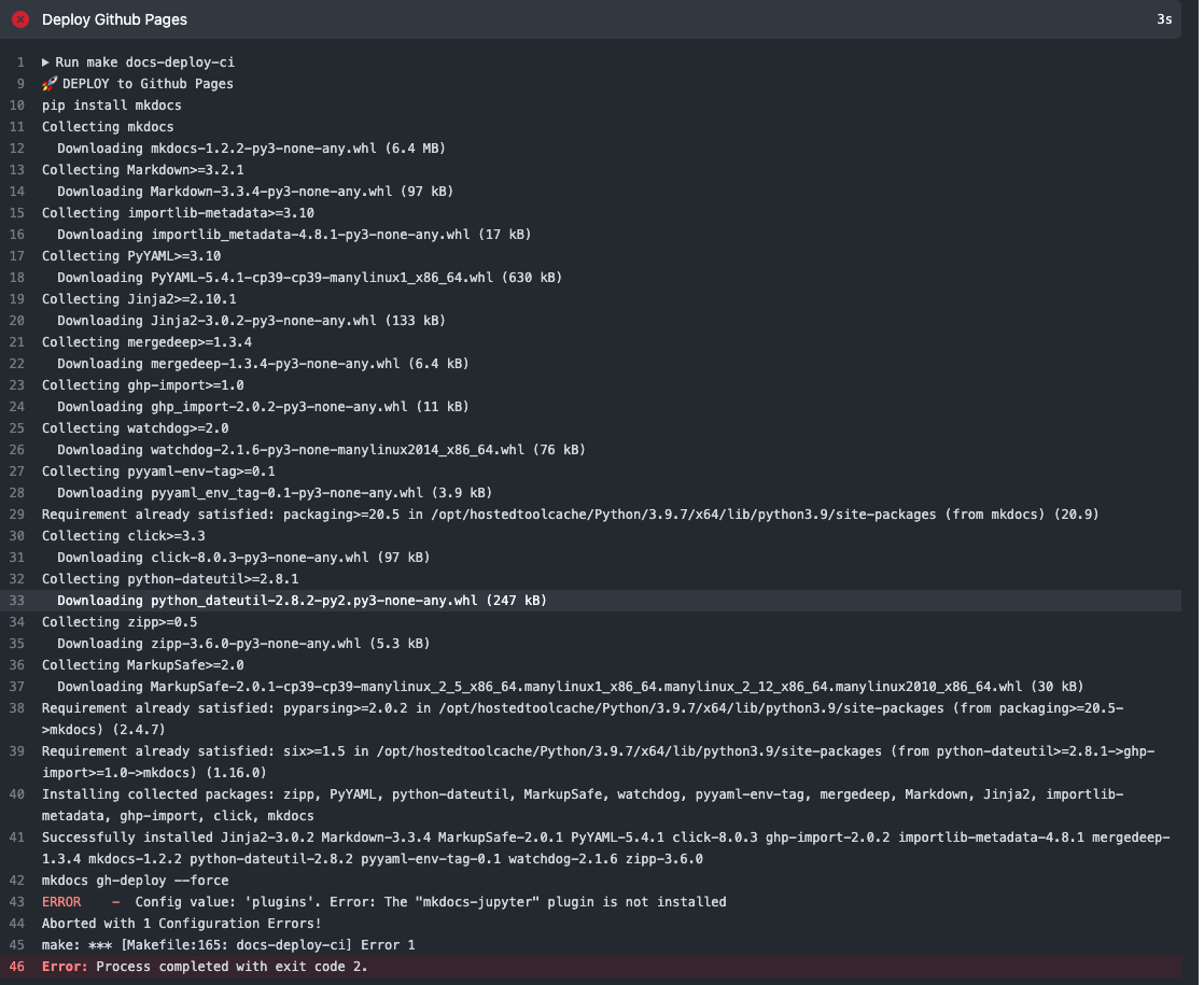 🐞 Resolve issue with Release Workflow and mkdocs-jupyter · Issue #471 · Election-Tech-Initiative ...