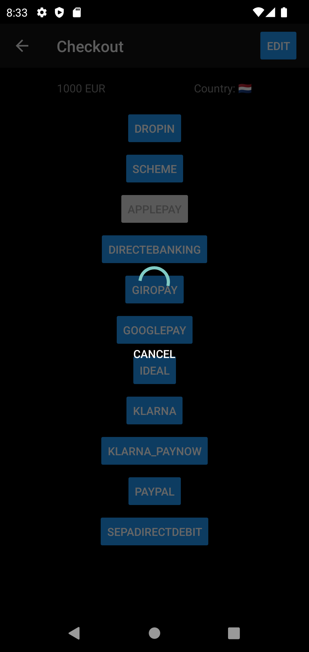 Loading Overlay Not Closing · Issue 188 · Adyen Adyen React Native · Github