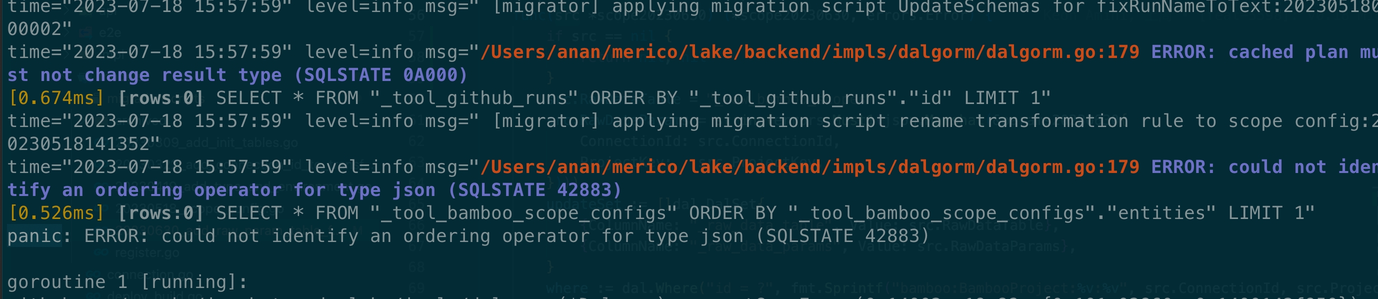 Bug Framework The Migration Process Is Not Successful When Using Postgres · Issue 5696