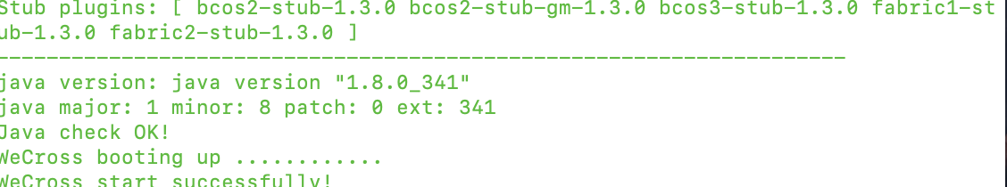 BCOS3在接入wecross后重新执行bash start.sh出现错误 · Issue #591 · WeBankBlockchain/WeCross · GitHub