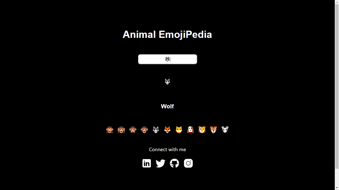GitHub - AnmolBhatia1001/Anmial_EmojiPedia_React_App