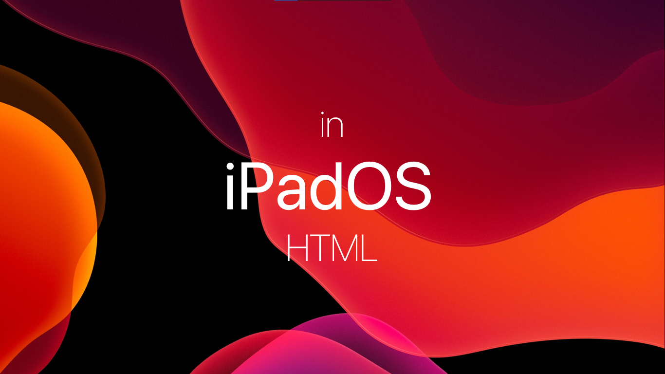 GitHub - GoldenGoCoding/iPadOS: iPadOS in HTML!