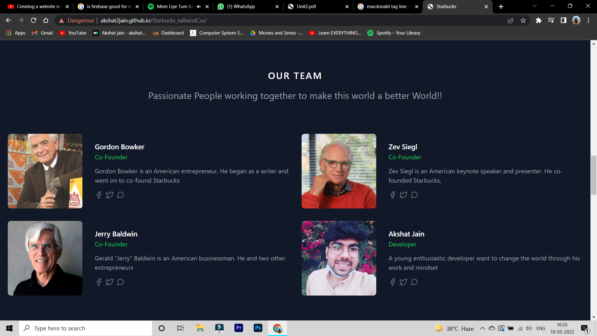 GitHub - Akshat2Jain/Starbucks_tailwindCss: In this project I have created a starbucks website ...