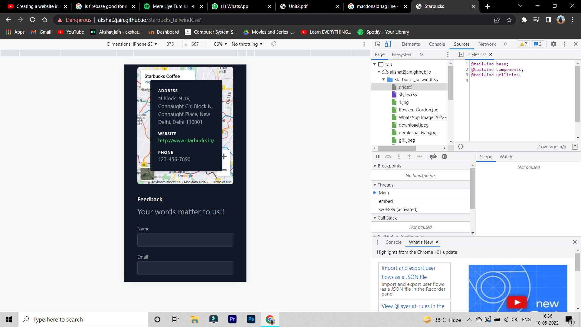 GitHub - Akshat2Jain/Starbucks_tailwindCss: In this project I have created a starbucks website ...
