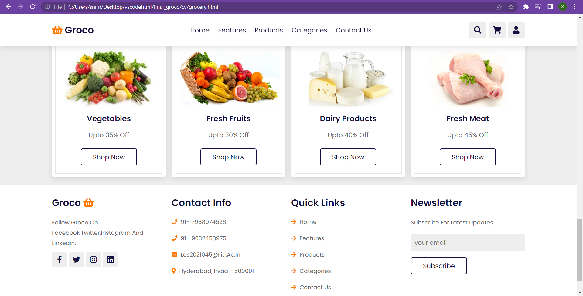 GitHub - SuthariNirnayaSindhu/Final_Groco