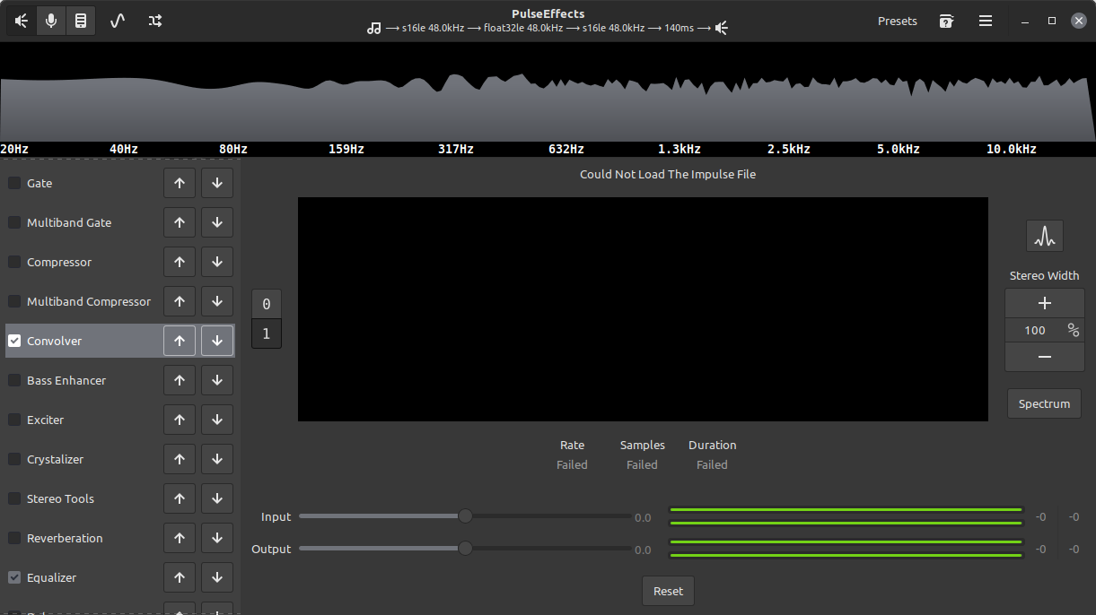 Convolution not working [SOLVED] · Issue #2267 · wwmm/easyeffects · GitHub