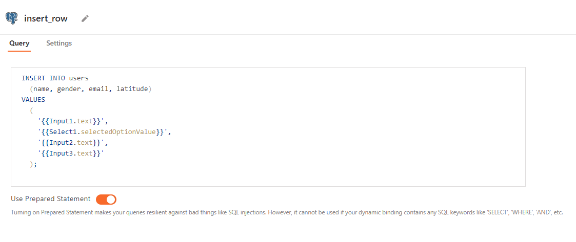 [Bug]-[Infinity]:Query Fails When Prepared Statement Is Turned On and Value Contains Only ...