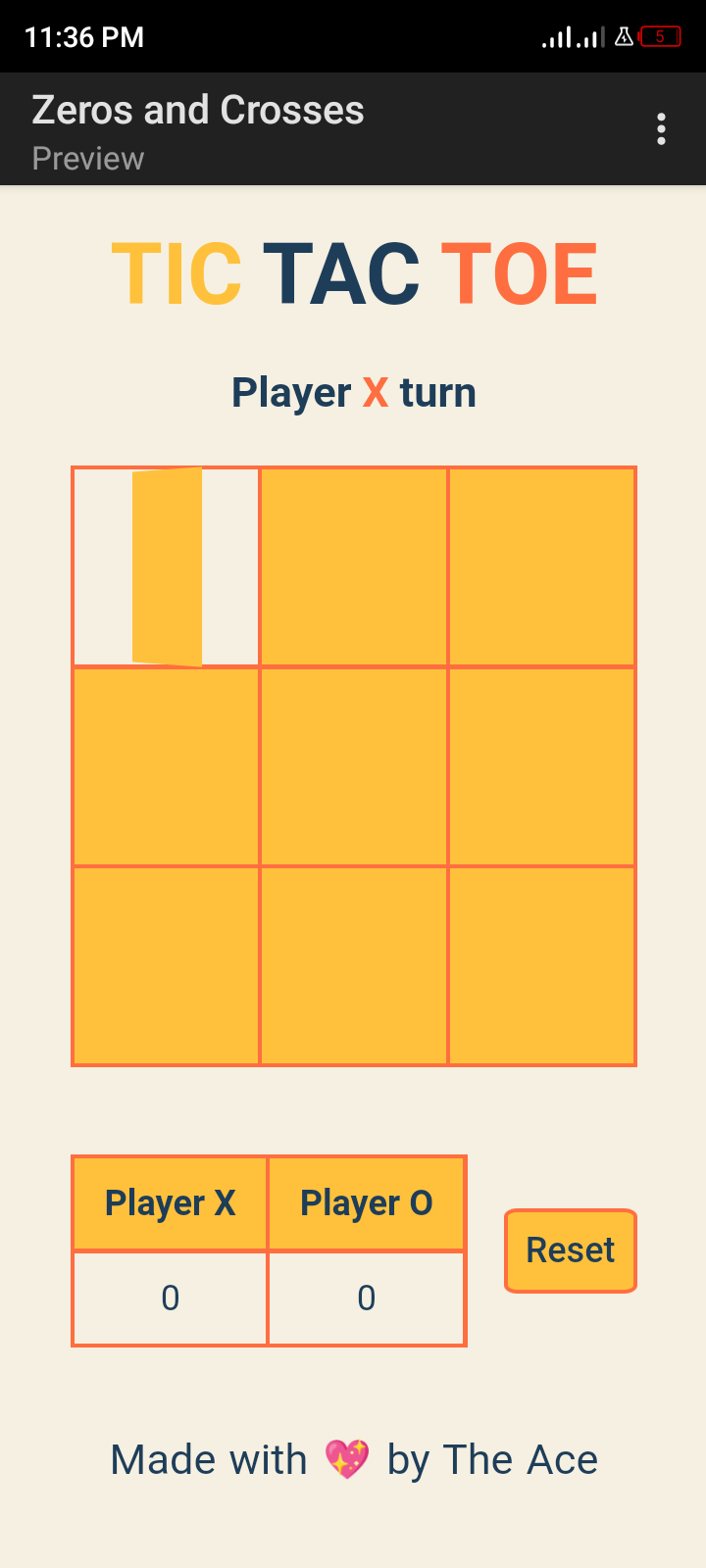 GitHub - TheAce74/Tic-Tac-Toe: Simple Tic Tac Toe game