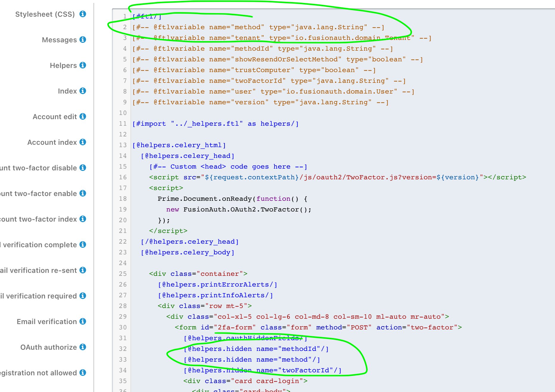 The "method" variable is not set in the /oauth2/two-factor theme page · Issue #1237 · FusionAuth ...