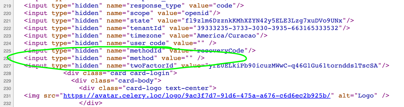 The "method" variable is not set in the /oauth2/two-factor theme page · Issue #1237 · FusionAuth ...