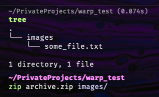 Autocomplete stops at last directory when using `zip` · Issue #2039 · warpdotdev/Warp · GitHub