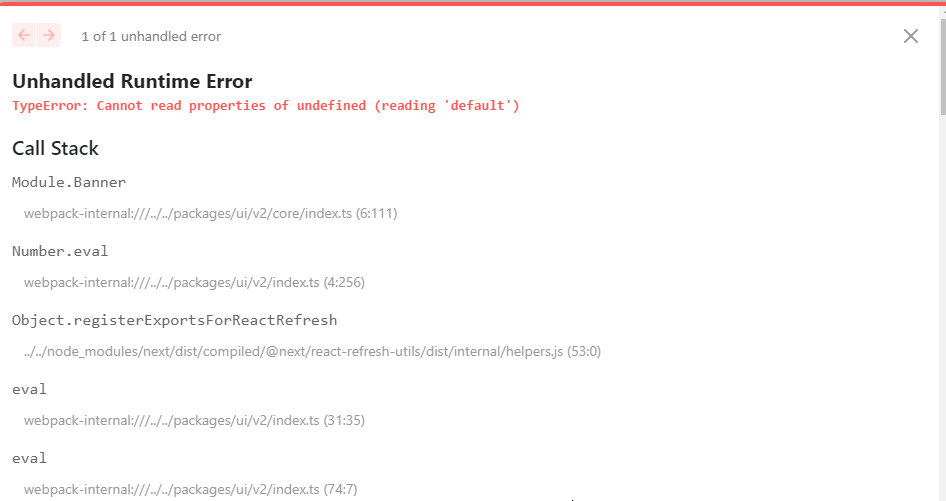 Unhandled Runtime Error · Issue 4920 · Calcom · Github 