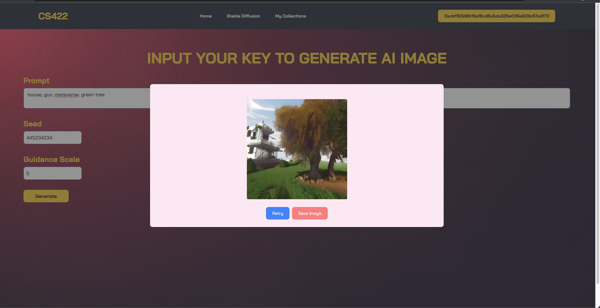 GitHub - lnqminh3003/CS422-AI-DiffusionWeb: Stable Diffusion Generate AI image with Replicate