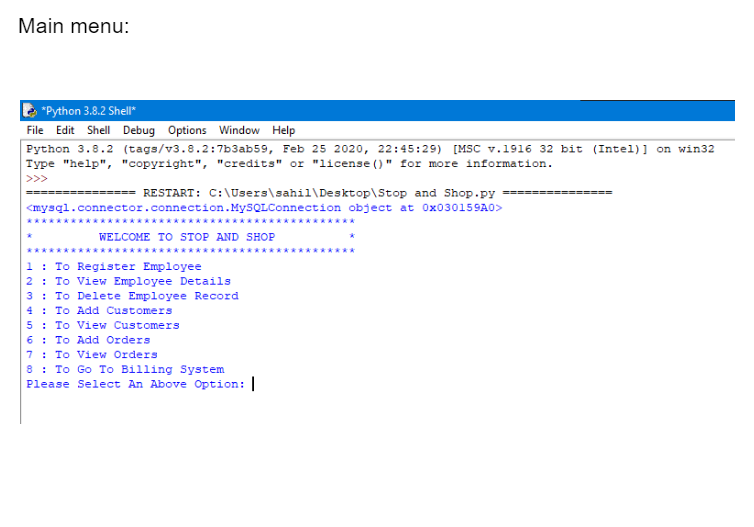 Github Sahilzombade Departmental Store Management System A Project
