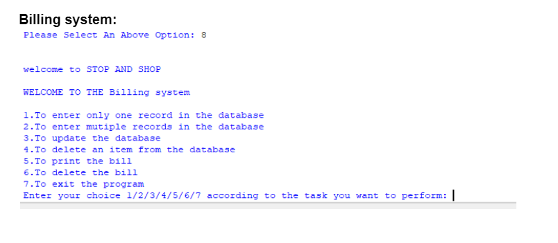 GitHub - sahilzombade/Departmental-Store-Management-System: A Project ...