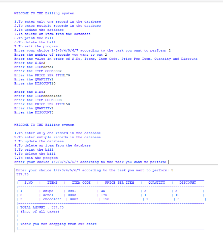 GitHub - sahilzombade/Departmental-Store-Management-System: A Project ...
