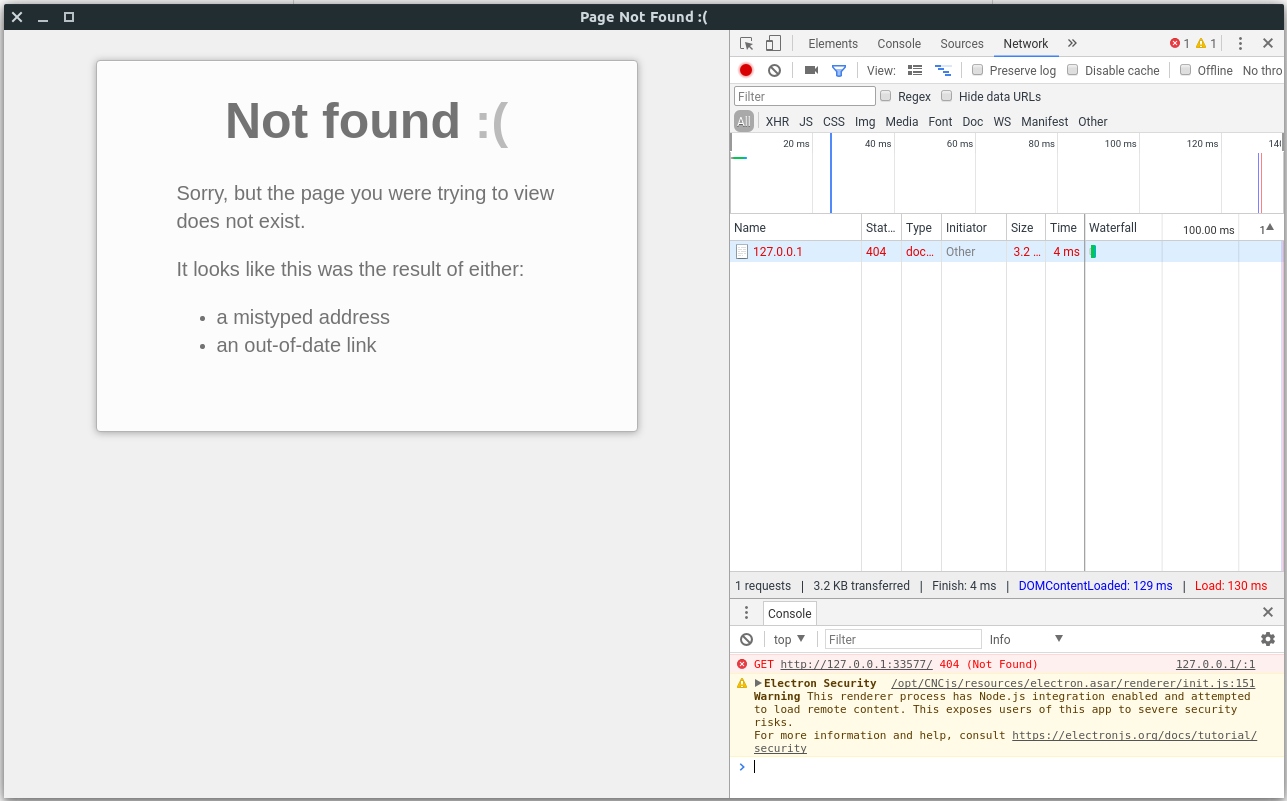 Desktop Application Shows Not Found Error On Ubuntu Machine · Issue 320 · Cncjscncjs · Github