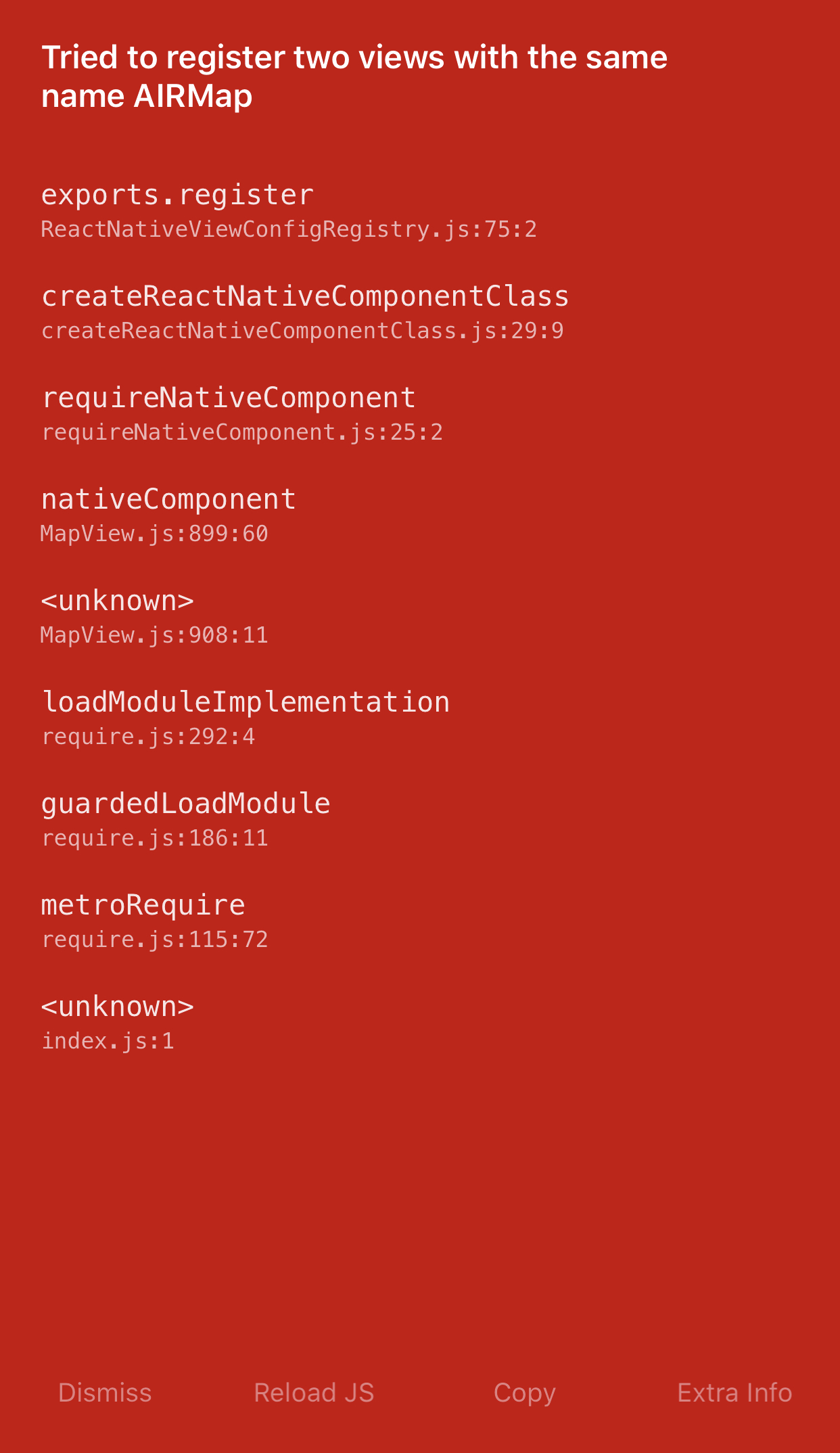 Unhandled Js Exception Tried To Register Two Views With The Same Name Airmap · Issue 108