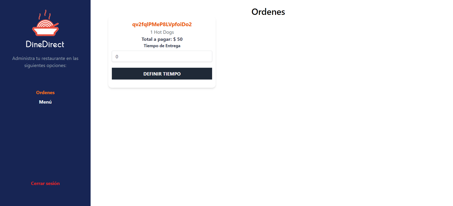 GitHub - vinkevr/DineDirect: Una app movil que se conecta a una aplicacion web para ordenar comida