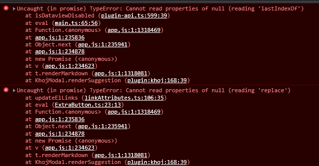 Obsidian Plugin link and dataview errors · Issue #177 · khoj-ai/khoj · GitHub