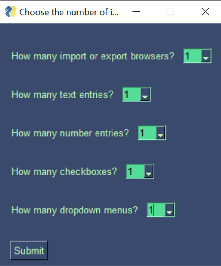 GitHub - H-Dempsey/GUI_for_making_GUIs: Many python codes do not have a GUI and are less ...