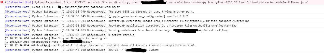 Port conflict with jupyter server when running cell · Issue #3796 · microsoft/vscode-jupyter ...
