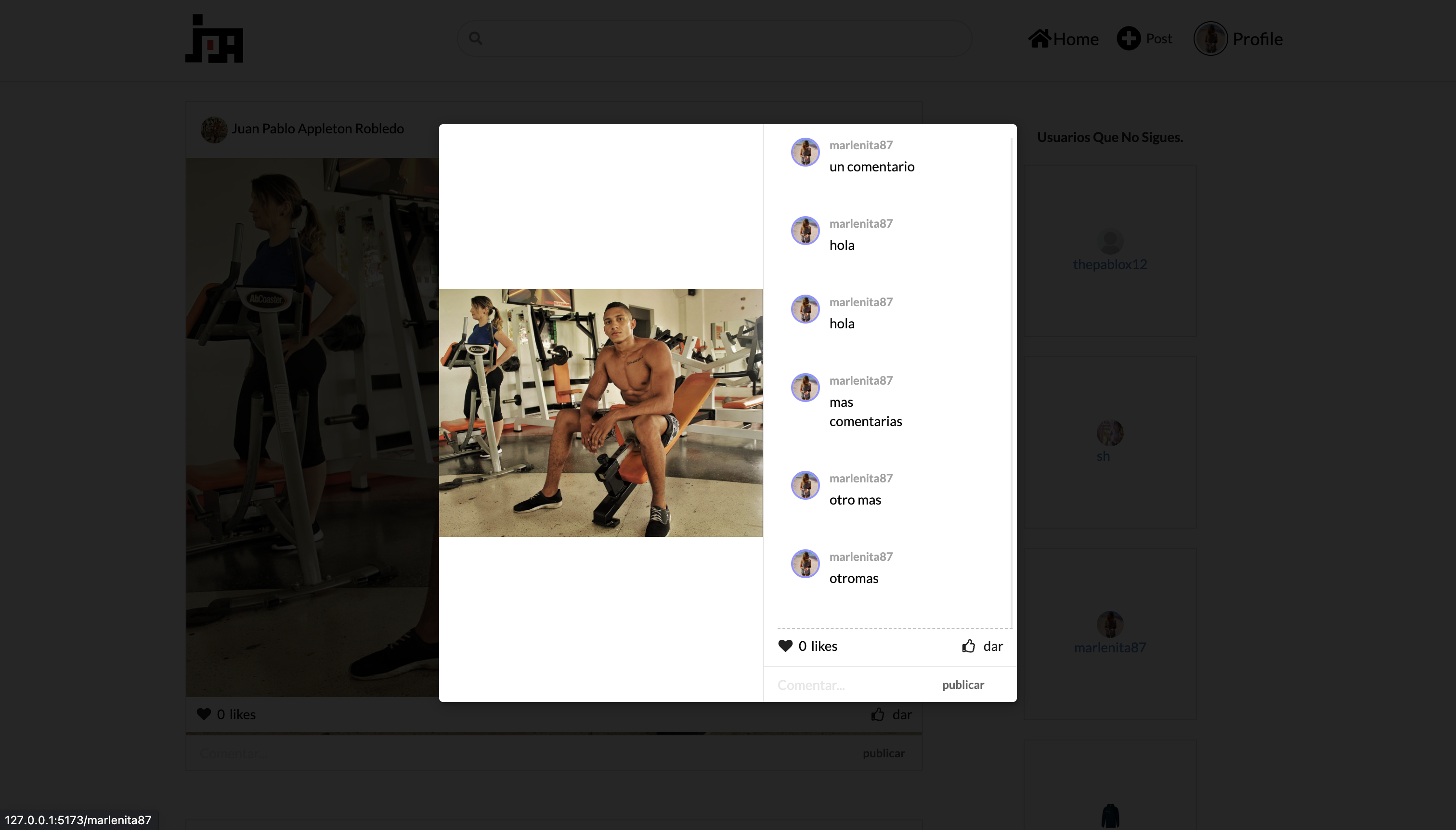 Github Appletonmindfront End Projekt Red Social Mit React Graphql Apollo Mongodb Y Aws In