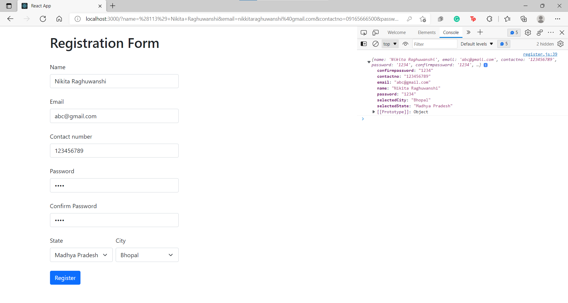 GitHub - Nikita-113/reactjs-registration