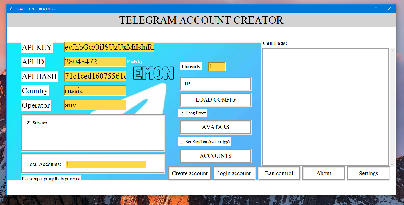 GitHub - emonahmmed/telegram-bulk-account-creator: This tool create Telegram bulk account using ...