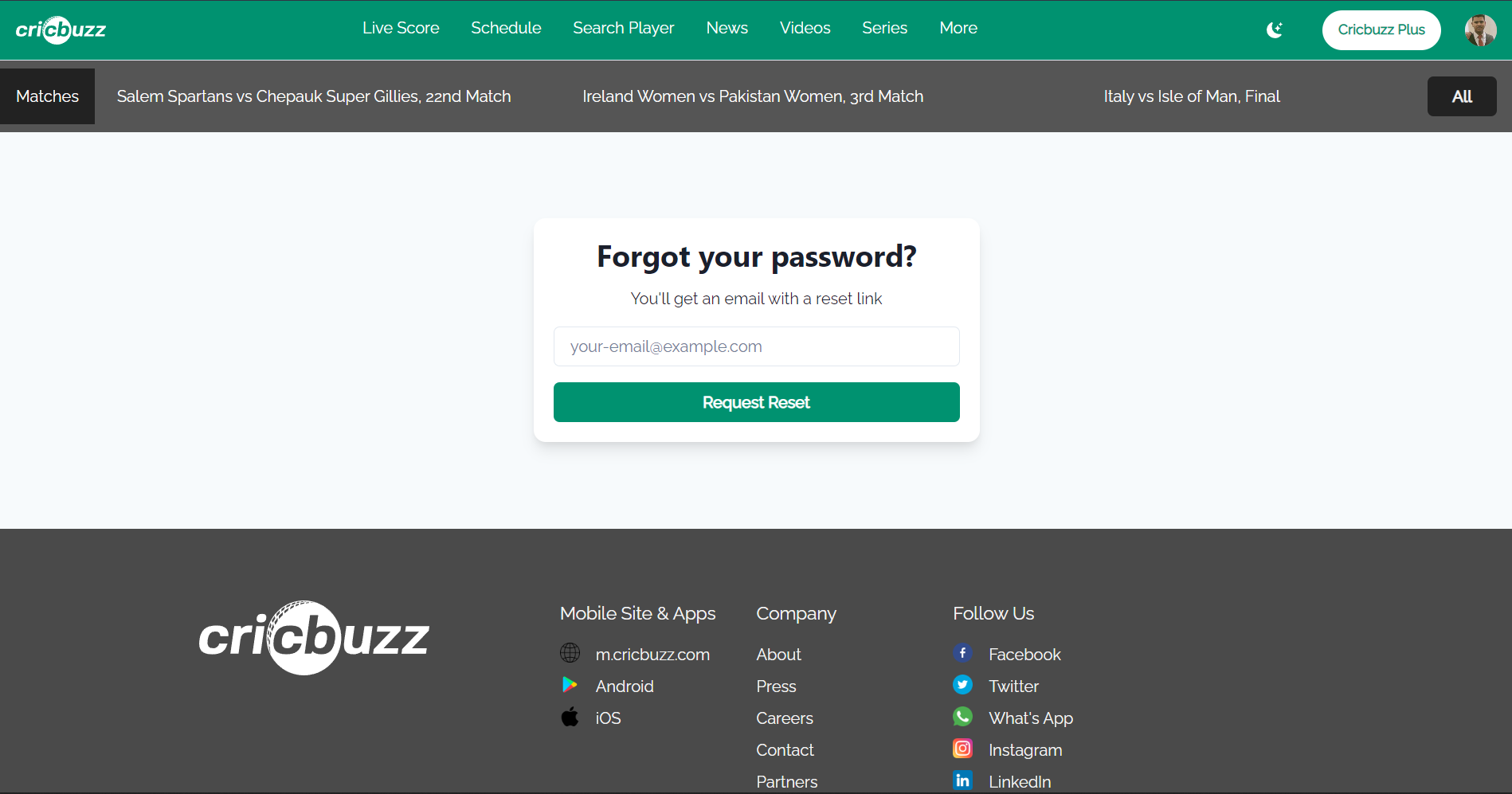 GitHub - SHARUN266/Crickbuzz-clone: About Cricbuzz is an Indian cricket news website owned by ...