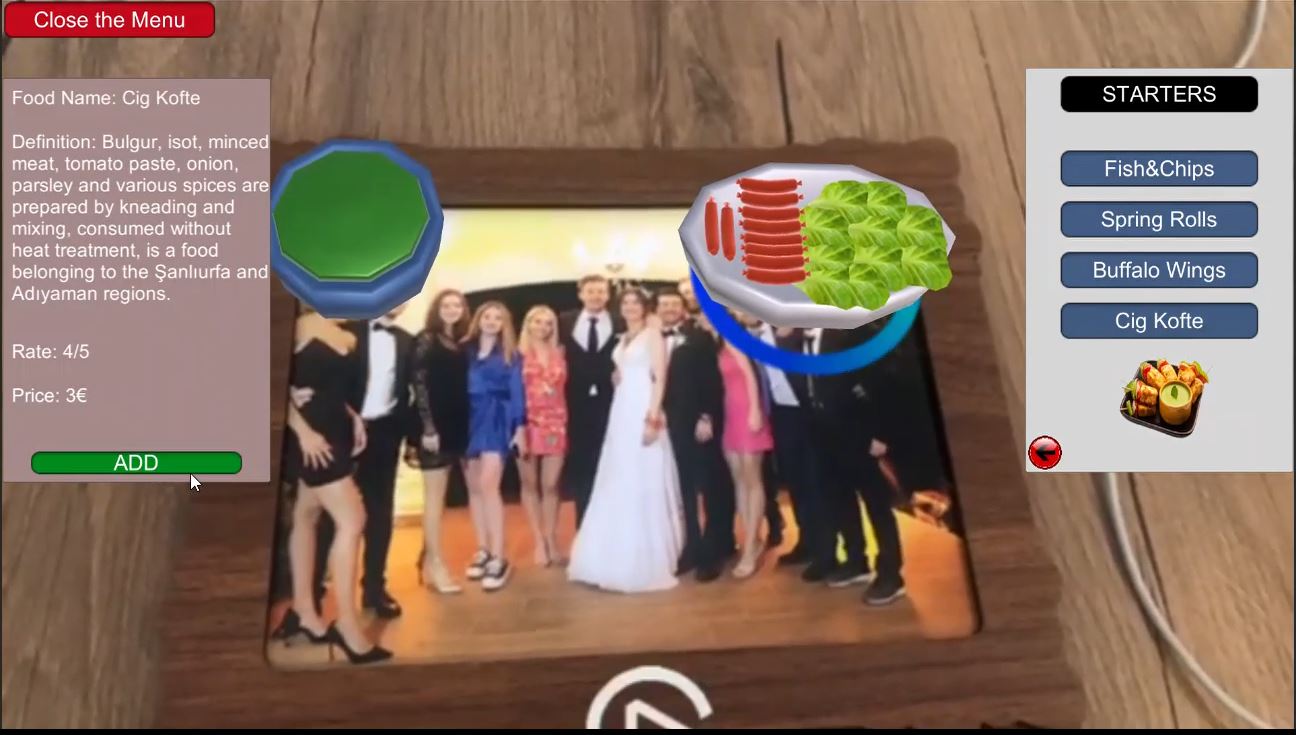 GitHub - HMericAydin/Unity_AR_MenuProject: While you thinking about your orders, you can ...