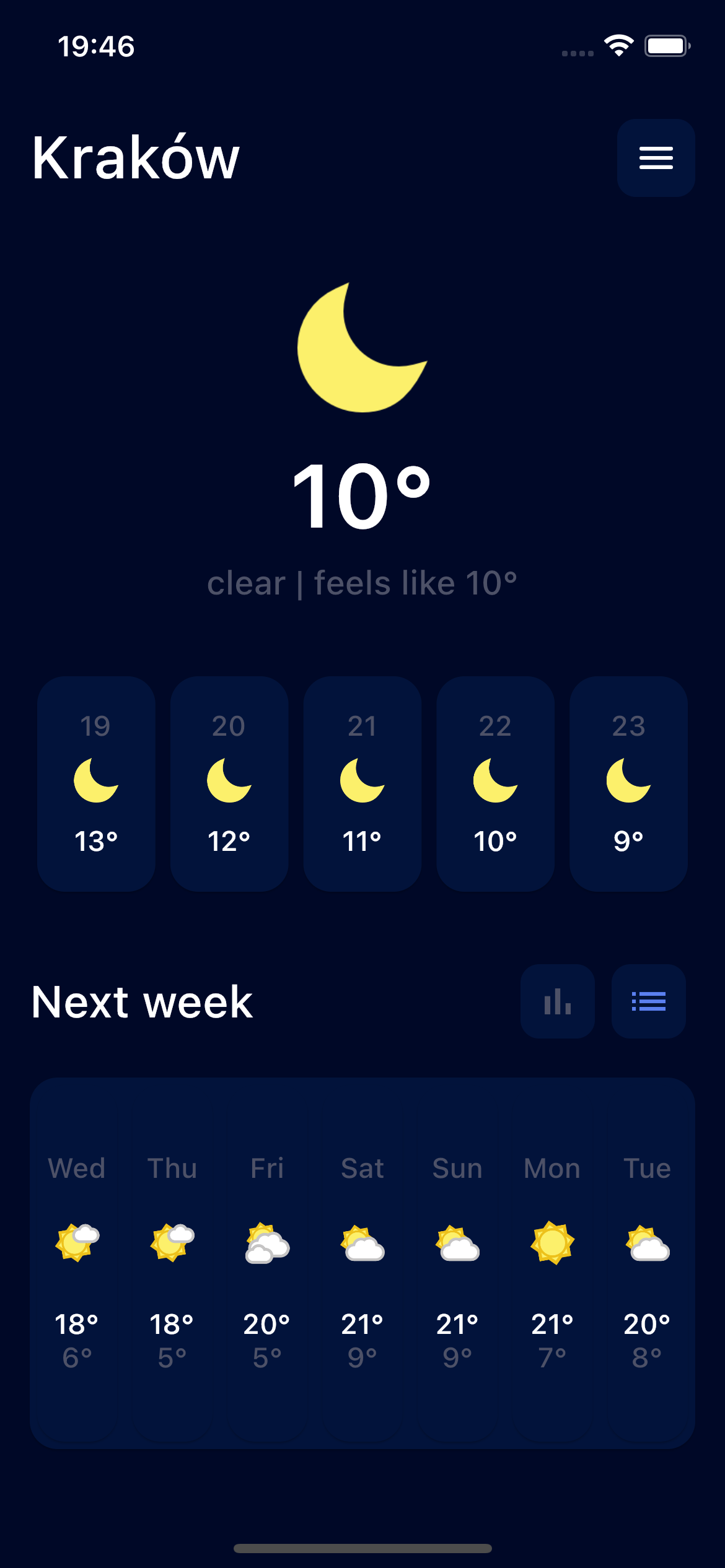 Github Oliwia9812weatherapplication
